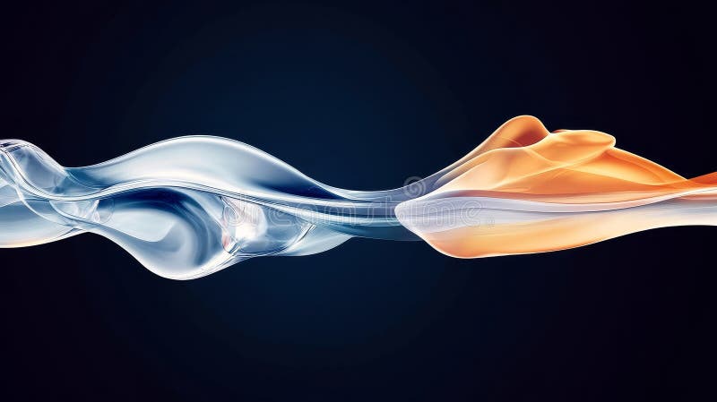 Fluid Dynamics Transparent Tubes Flowing Droplet Abstract Image ...