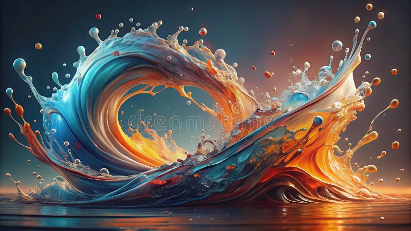 A Fluid and Expressive Artwork that Evokes the Mesmerizing Movement and ...