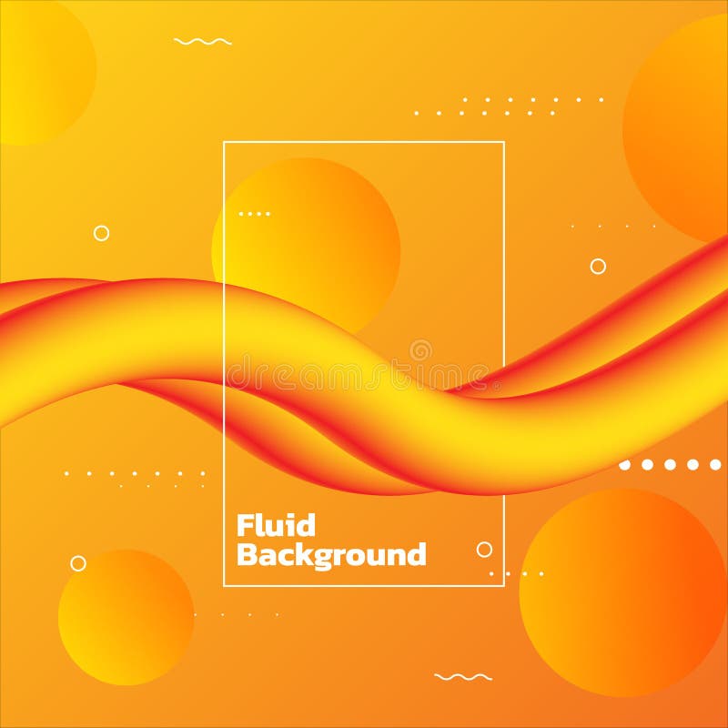 Fluid Gradient Background. Object Red To Yellow Gradient. Background ...