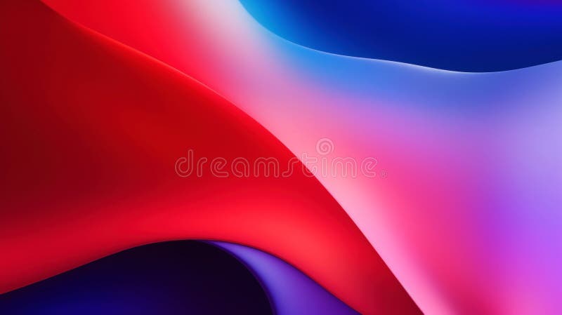 Fluid Gradient Background with Red, Blue and Violet. Abstract Color ...