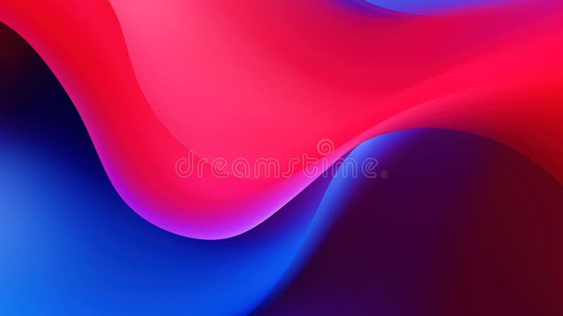Fluid Gradient Background with Red, Blue and Violet. Abstract Color ...