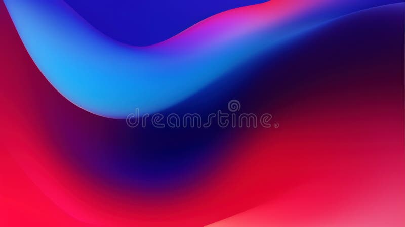 Fluid Gradient Background with Red, Blue and Violet. Abstract Color ...