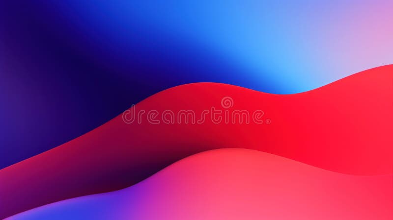 Fluid Gradient Background with Red, Blue and Violet. Abstract Color ...