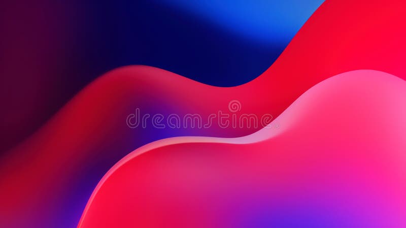 Fluid Gradient Background with Red, Blue and Violet. Abstract Color ...
