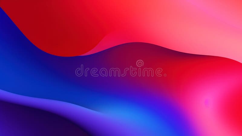 Fluid Gradient Background with Red, Blue and Violet. Abstract Color ...