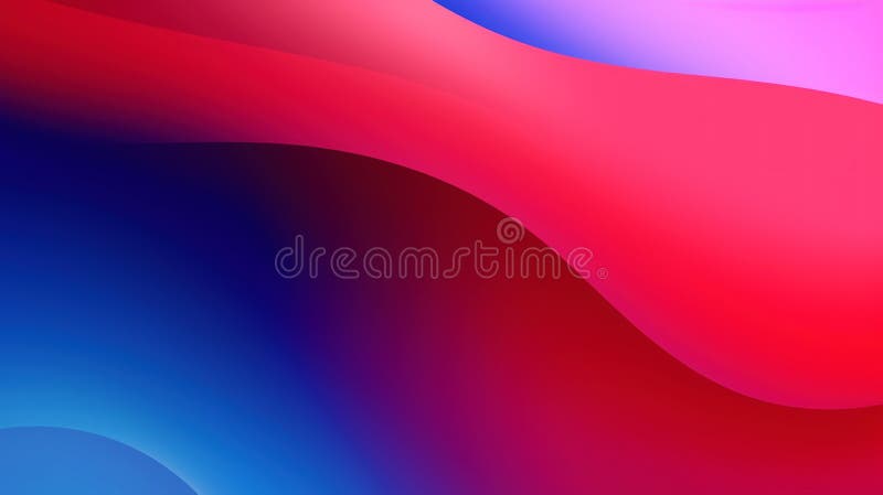 Fluid Gradient Background with Red, Blue and Violet. Abstract Color ...