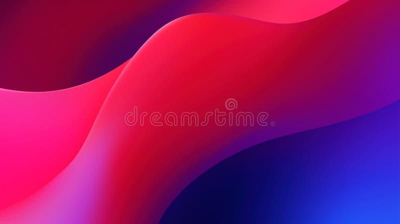 Fluid Gradient Background with Red, Blue and Violet. Abstract Color ...