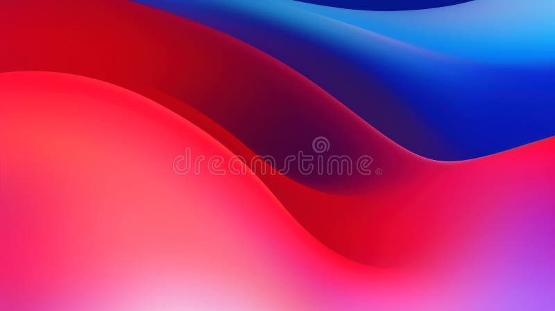 Fluid Gradient Background with Red, Blue and Violet. Abstract Color ...