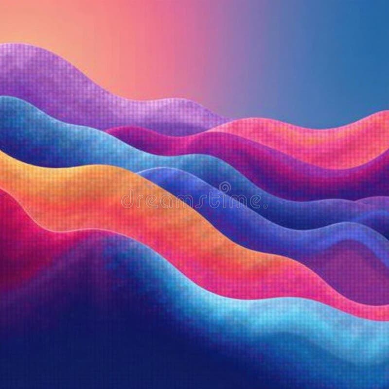 Fluid Gradient Wave Backdrop, Modern Abstract Style , Futuristic ...