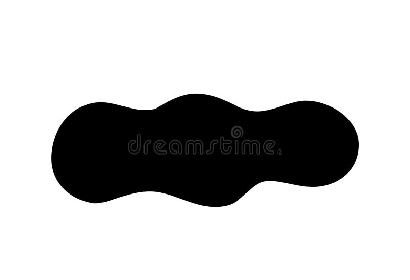 Organic Blob Vector Illustration Isolated on White Stock Vector ...