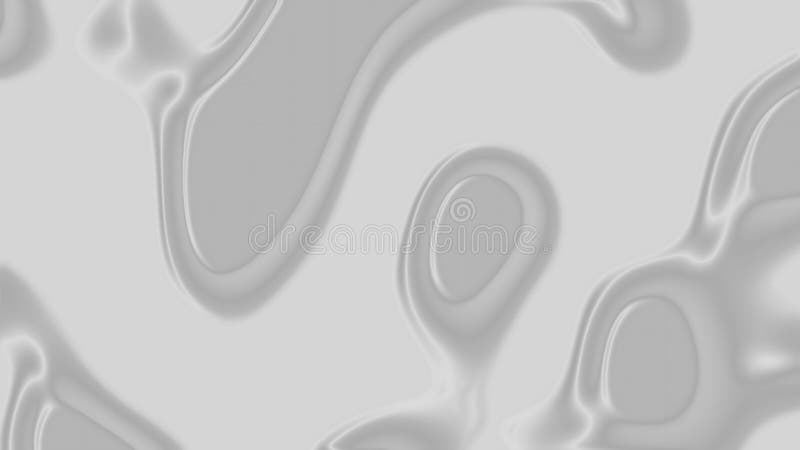 Fluid Gray Forms Create an Abstract Wavy Design Stock Illustration ...