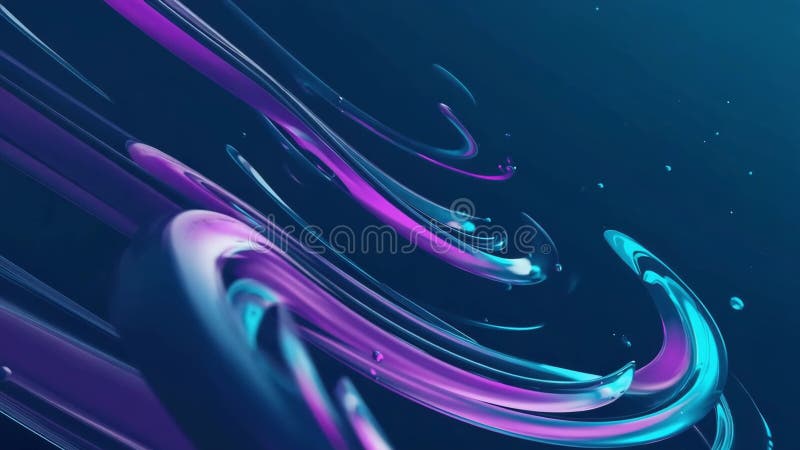 Fluid Immersive Background with Blue, Purple Waves, Soft Texture and ...