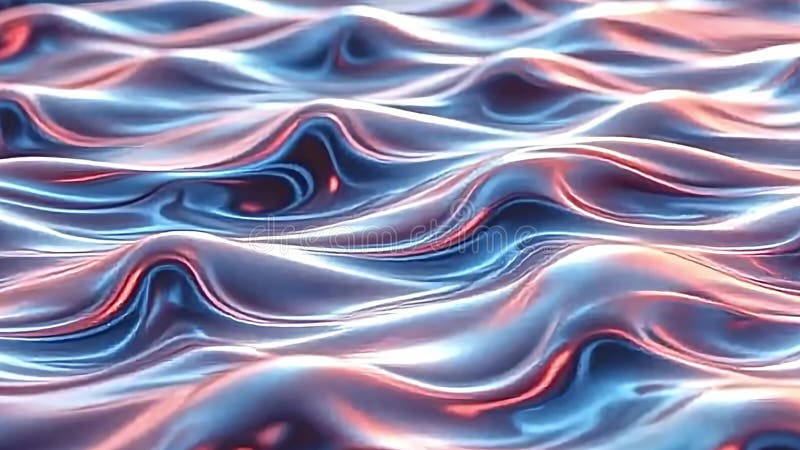 Fluid 4K Abstract Wave Pattern Generative AI Stock Video - Video of ...