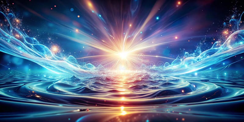 Fluid Light Symphony Ethereal Abstract Flow and Illumination Creative ...