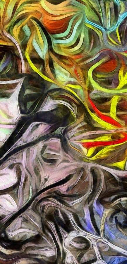 Fluid Lines Of Color Movement Stock Illustration - Illustration of ...