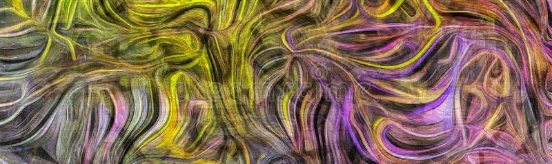 Fluid Lines of Color Movement Stock Illustration - Illustration of ...