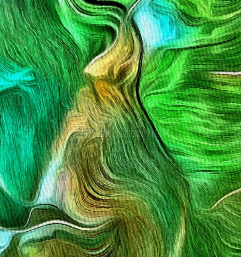 Fluid lines of movement stock illustration. Illustration of curve ...