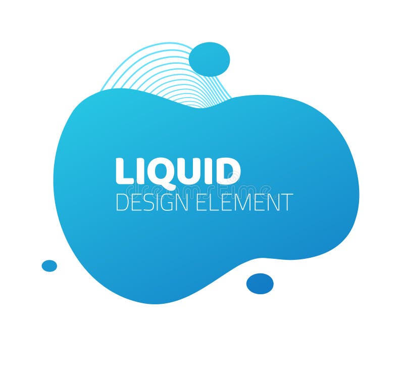 Fluid Liquid Splash Frame Element Design for Text Copy Space Vector Abstract, Modern Design of ...