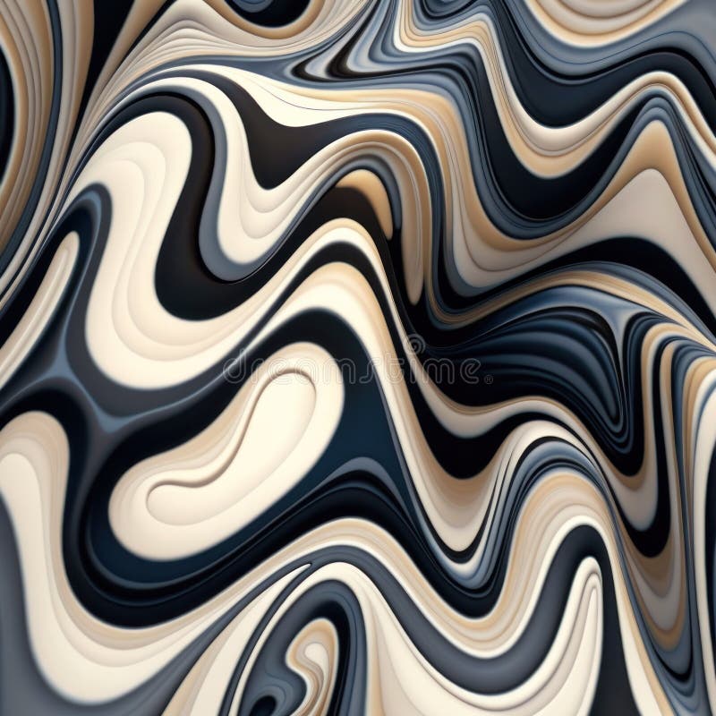 Fluid Marble Pattern for Elegant Designs. Stock Illustration ...