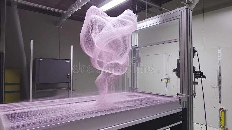 Fluid Mechanics Visualization Creating Complex Flow Patterns in Transparent Media Stock ...