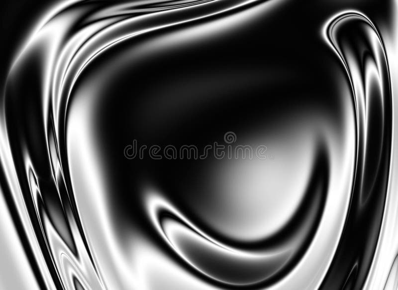 Fluid Metal Material Abstract Texture Backdrop Stock Illustration ...