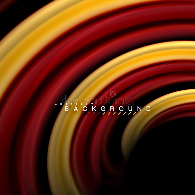 Fluid Mixing Colors Vector Wave Abstract Background Design. Colorful ...