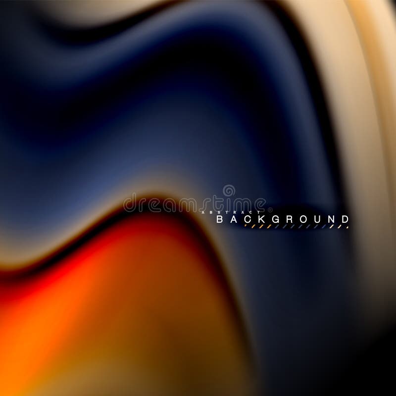 Fluid Mixing Colors Vector Wave Abstract Background Design. Colorful ...