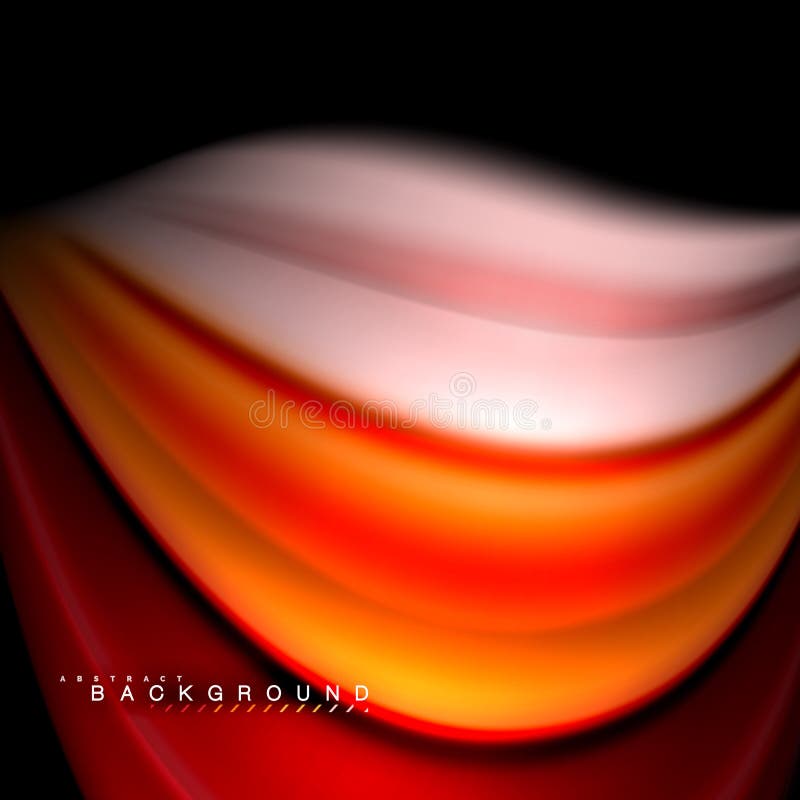 Fluid Mixing Colors Vector Wave Abstract Background Design. Colorful ...