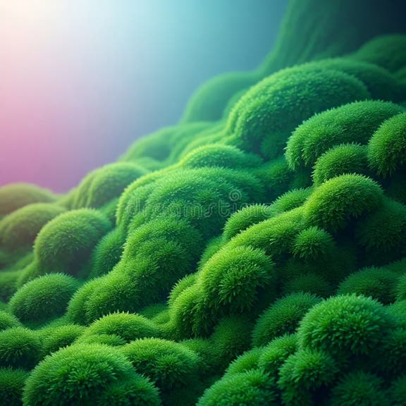 Fluid Moss Texture with Gradient Overlay Stock Illustration ...