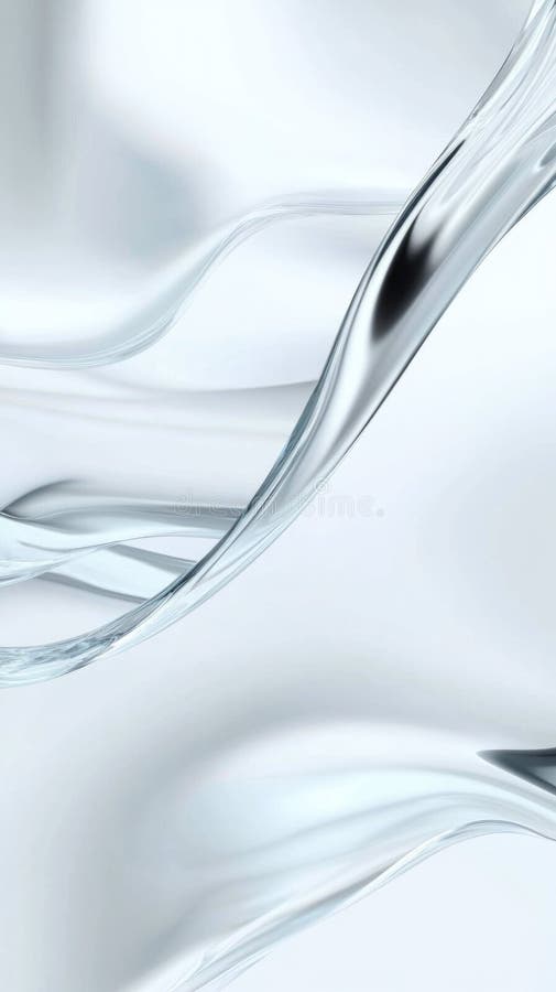 Fluid Movement with Soft Reflections in Sleek Liquid Background Design ...