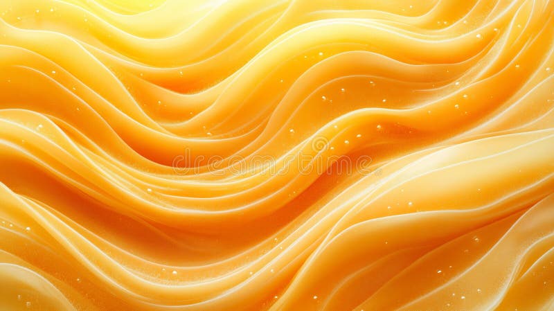 Fluid Orange Waves Flowing Gracefully Across a Textured Surface Stock ...