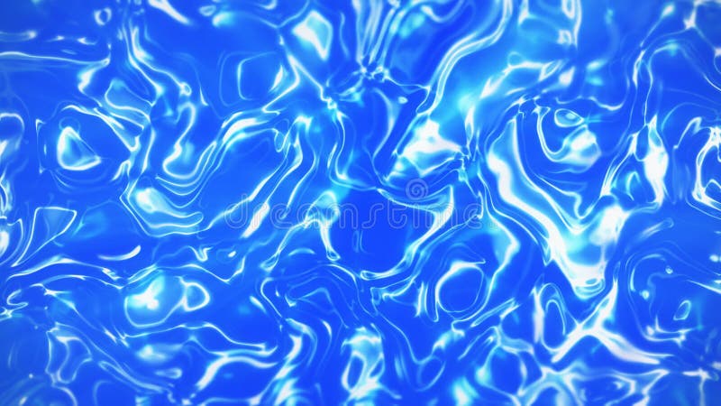 Fluid Patterns of Deep Blue Water Create a Mesmerizing Visual ...