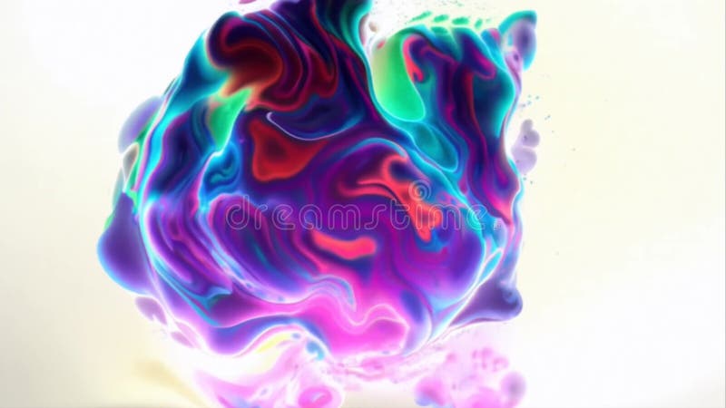 Fluid Plasma Animation with Vibrant Colors Morphing Endlessly Stock ...