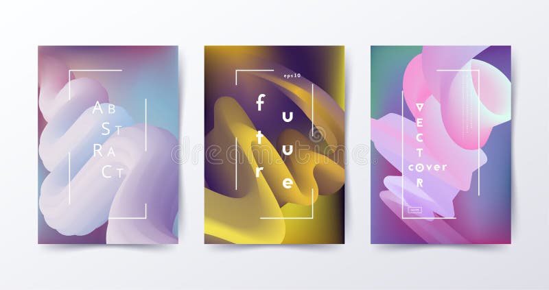 Fluid Poster Template. Modern Design for Presentation, Invitation ...