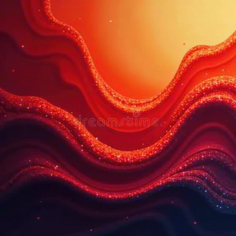 Fluid Red Orange Degrade, Intense Abstract Backdrop , Web Design ...