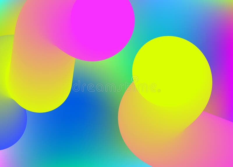 Fluid Shape Background with Liquid Dynamic Elements. Stock Vector ...