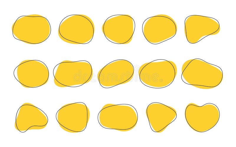 Fluid Shape Design Element. Liquid Abstract Shapes Background Stock ...