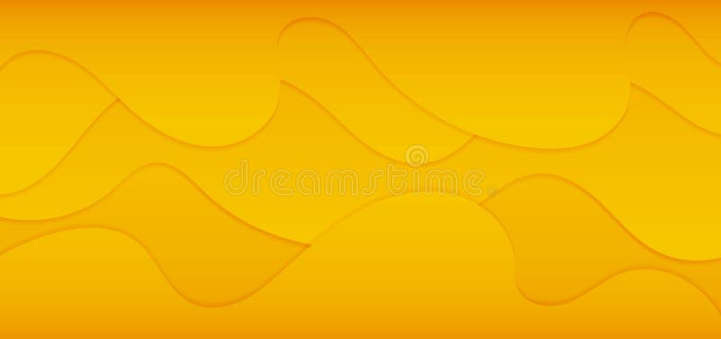 Fluid Shape Flow Wave Abstract Background Yellow Color Design Stock ...