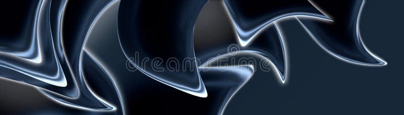 Fluid Shapes Converge in a Mesmerizing Dance of Light and Shadow ...