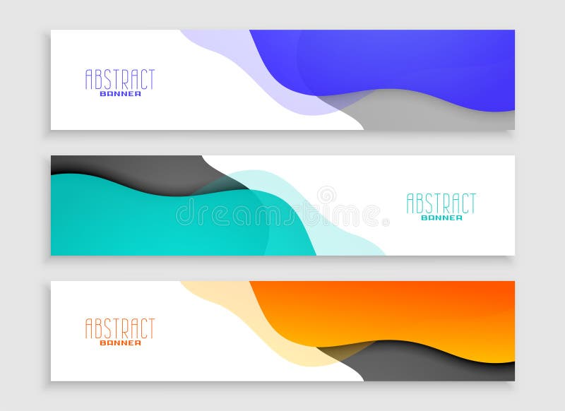 Fluid Style Corporate Web Slider Template for Website Promotions Stock ...