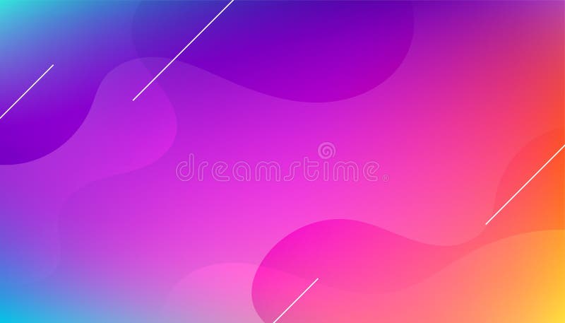 Fluid Style Multicolor Vibrant Backdrop for Modern Presentation Stock ...