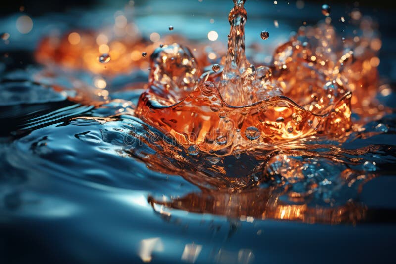 Fluid Symphony: Dynamic Water Splashes in Captivating Motion ...