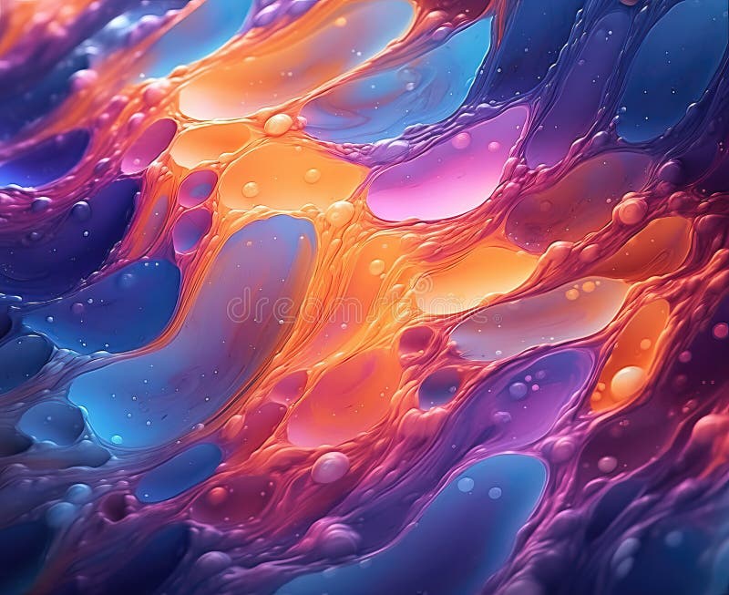 Fluid Texture, Colourful Abstract Paint, Mix Colors, Abstract ...