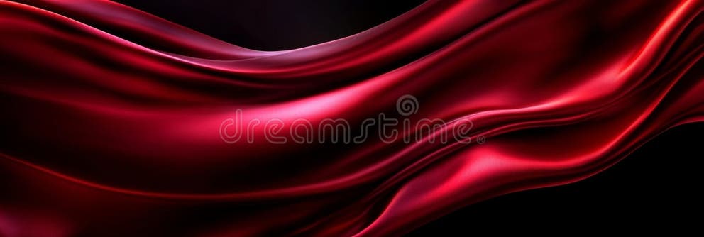 Fluid Textures in Ruby Red a Dramatic Study of Light, Shadow, and ...