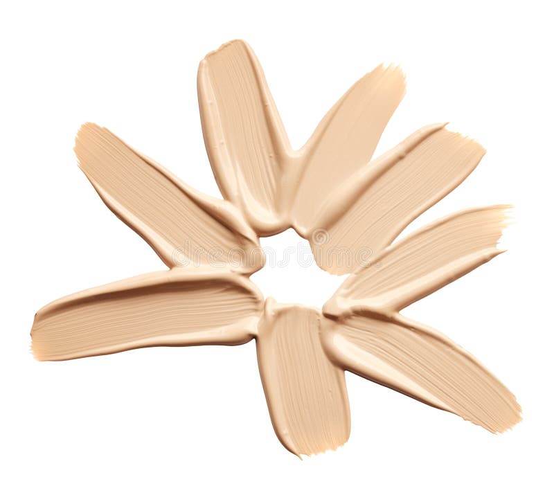 Fluid Tone Foundation on White Stock Image - Image of close, foundation ...