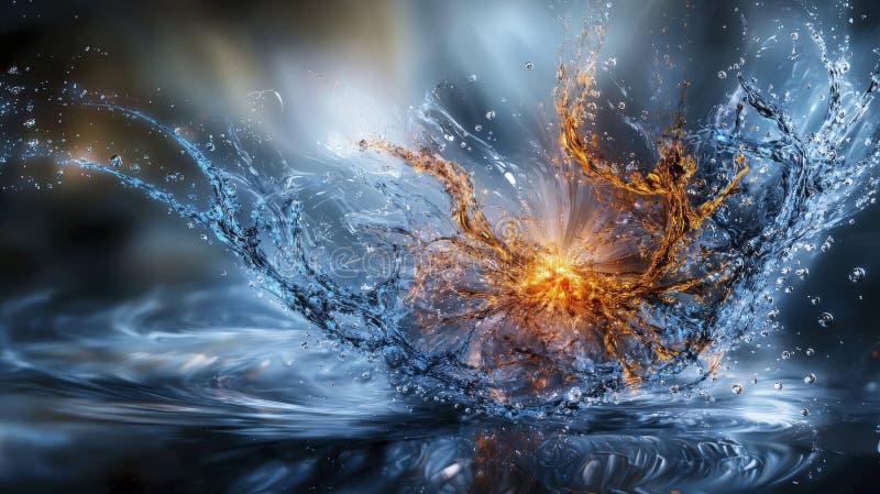 Fluid Transformations of Technological Dreams in Nature Abstract Art ...