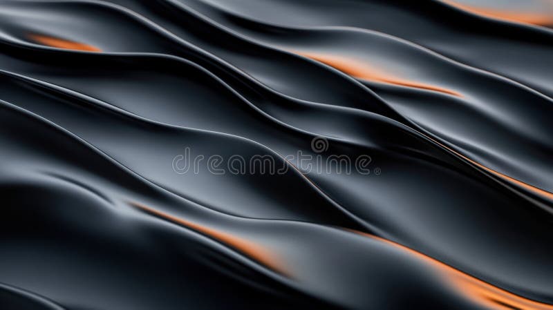 Fluid Waves of Liquid Metal Create an Enchanting Texture in Captivating ...