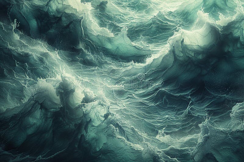 Fluid Waves of Water Create a Dynamic and Captivating Artwork Stock ...