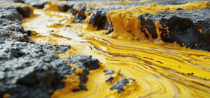 Fluid Yellow Gradient Shapes Composition High Quality Background Stock ...