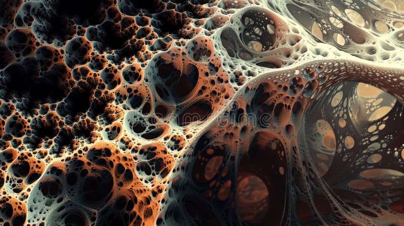 Fluidic Fractal: Ferrofluidal Wonder Stock Image - Image of pattern ...